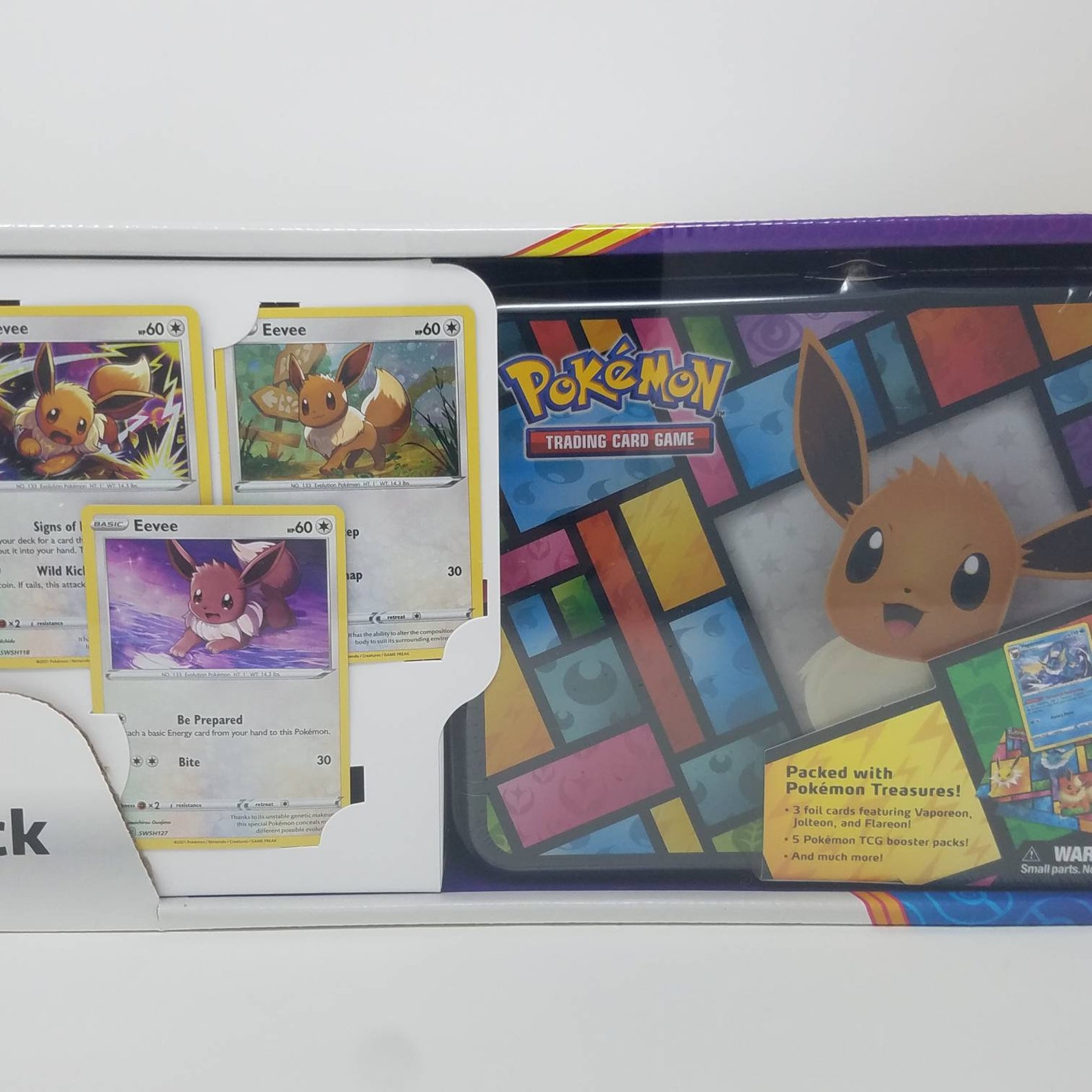 NIB Exclusive Pokémon Eevee Chest 2 Poke Balls, Tin Booster Limited ...