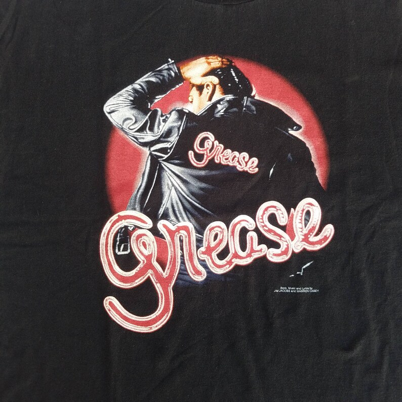 Vintage Grease Musical Tour Tee - 2000 Jerzees Activewear - XL - Etsy