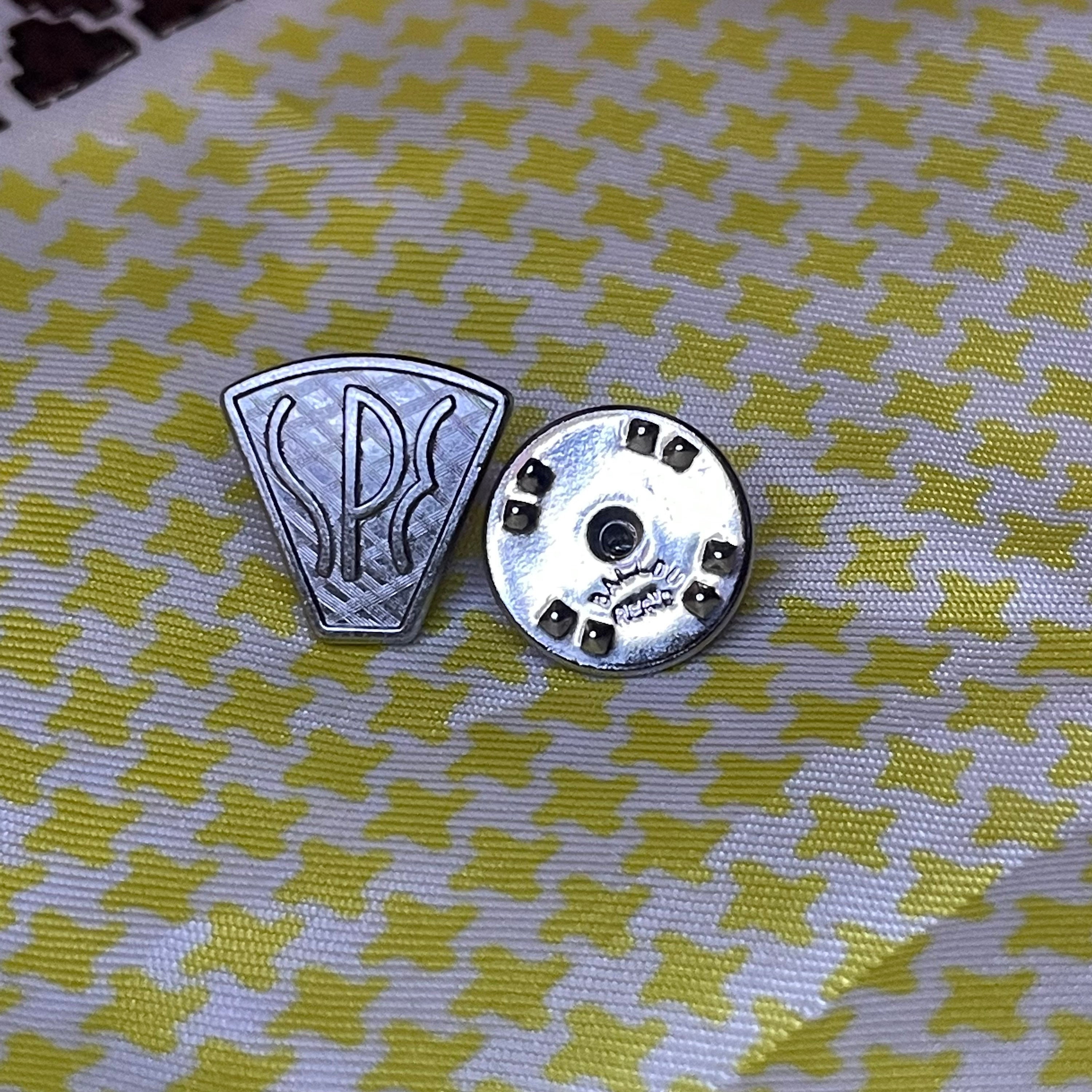 Vintage SPE Pin/badge, Textured Background in Silver Tone, Possible ...