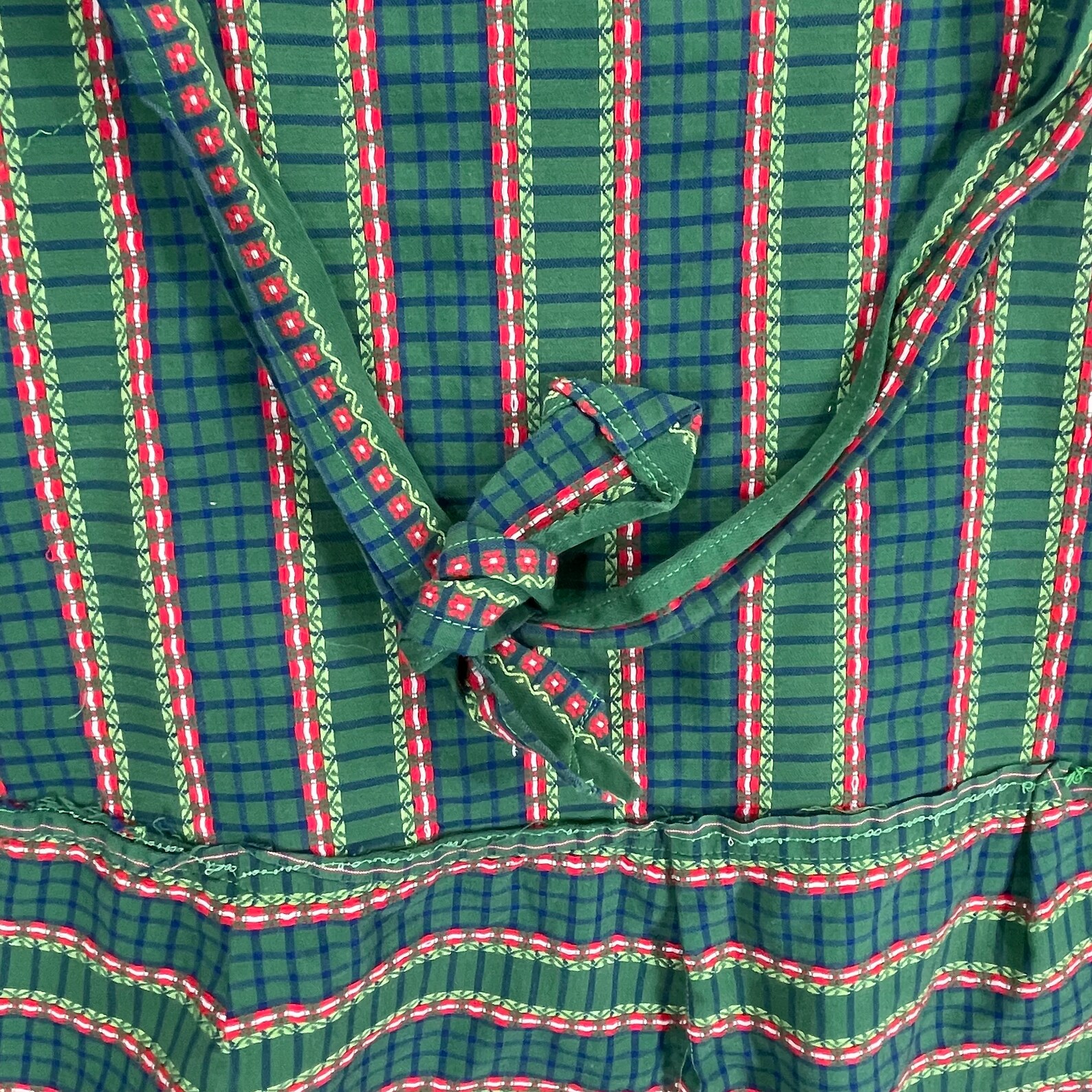 Vintage Handmade Half Apron: Olive Green Trad Wife Style - Etsy