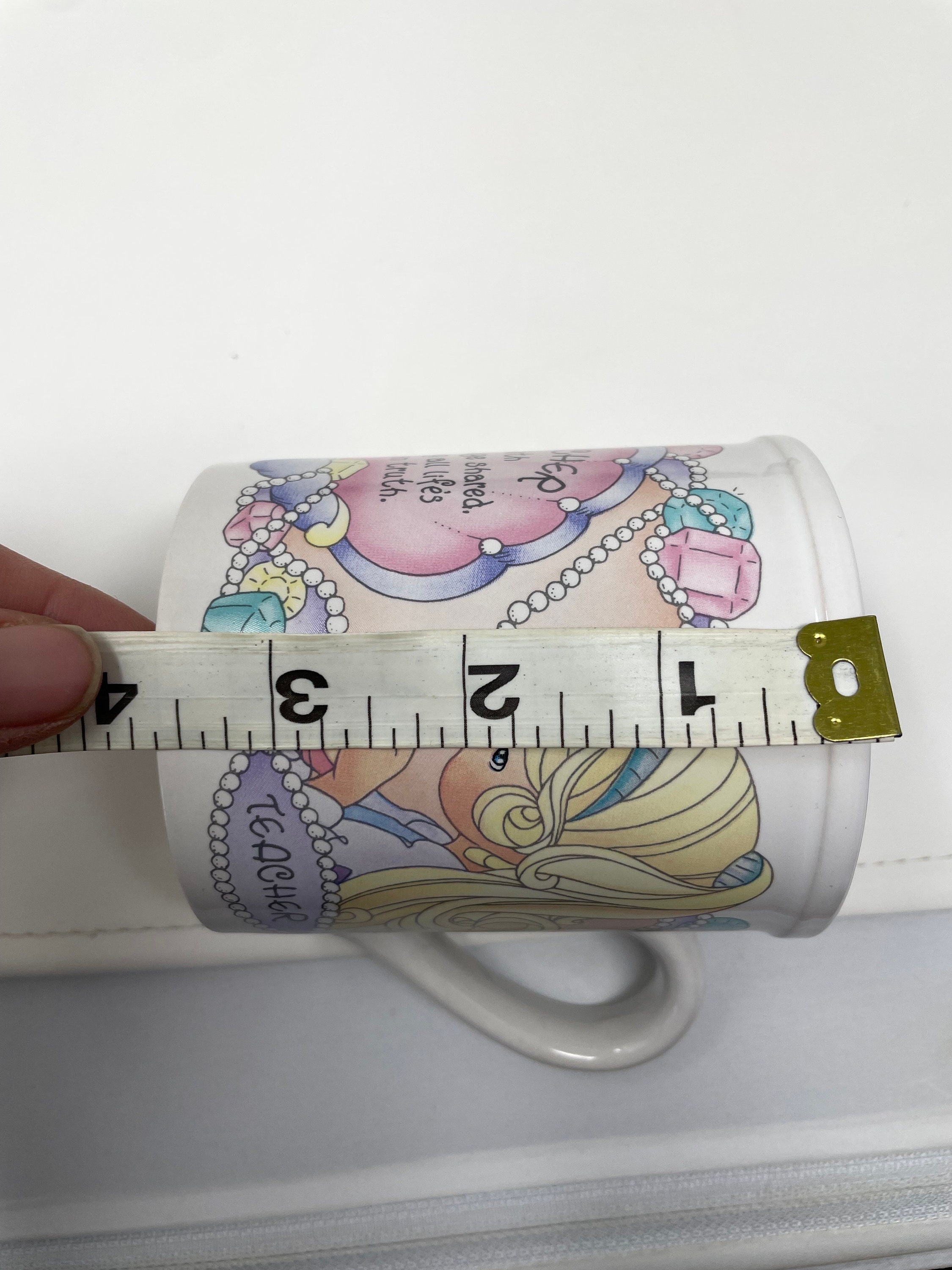 Vintage Enesco 90's Blonde Teacher Poem, Kawaii Precious Moments With ...