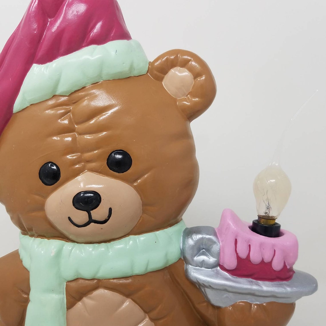 Vintage Ceramic Teddy Bear Plug in Light Up/ Night Light 13 - Etsy