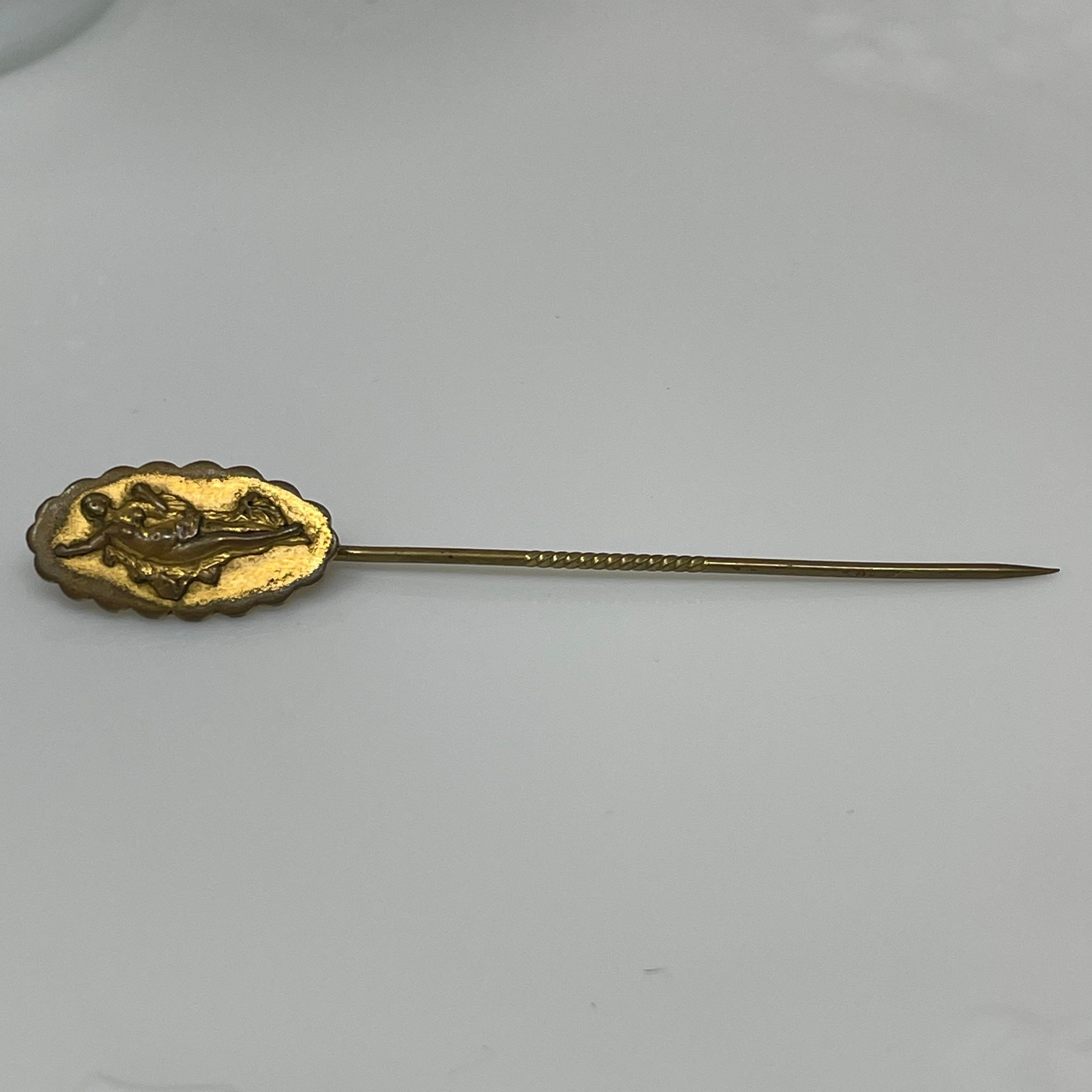 Vintage Roman Time Greek Academia Aesthetic Style Gold Tone Metal Stick ...