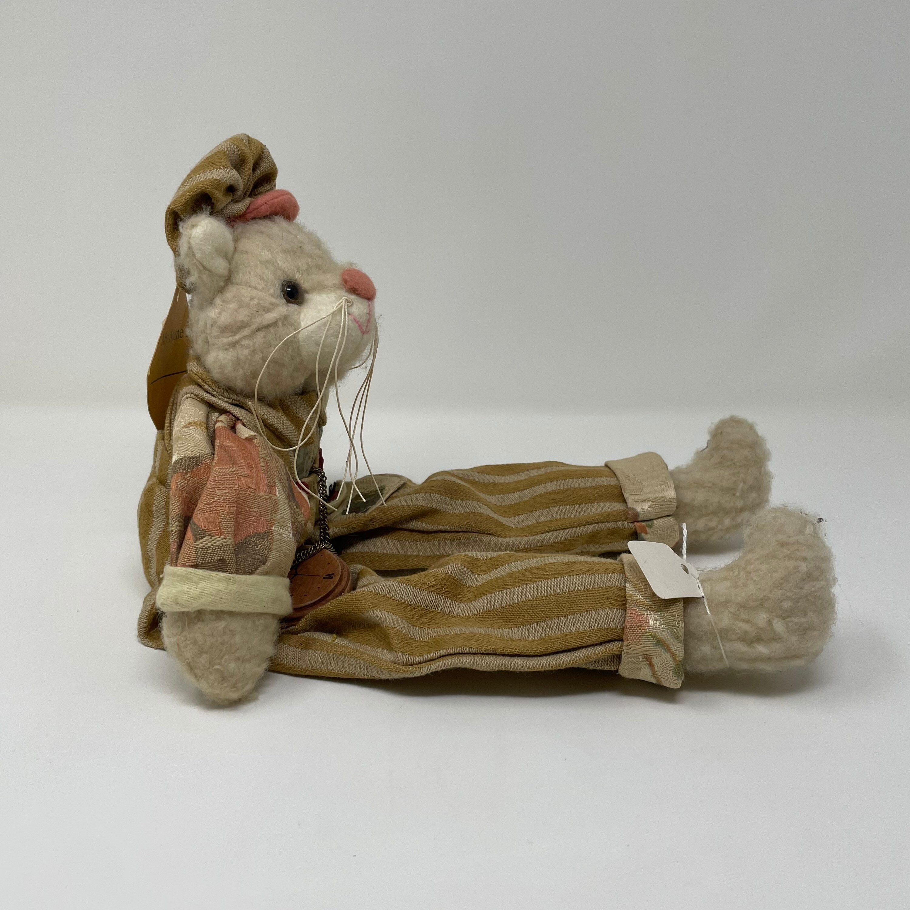 Vintage Mellissa Ann Handcrafted Train Conductor Cat Timer, Steam Punk ...