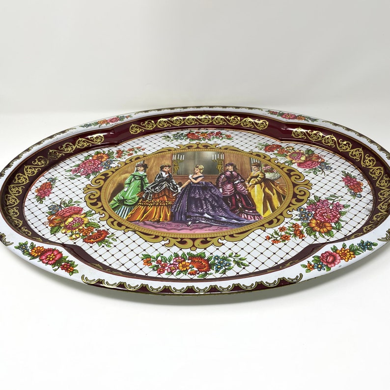 Vintage Serving Tray Daher Decorated Victorian Formal Ware 11101 Made ...