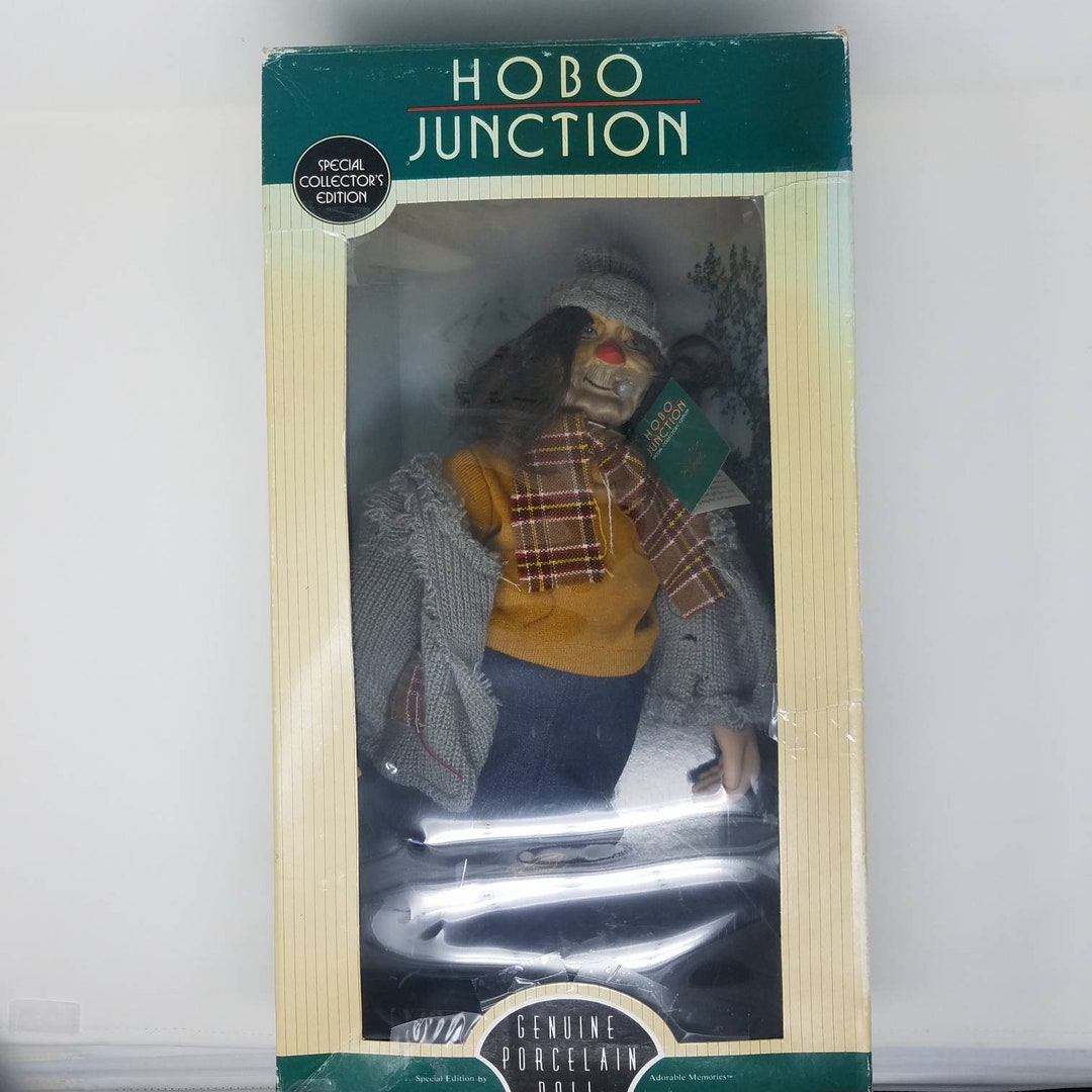 Vintage Anco Hobo Junction Collectibles Porcelain Doll Camp Fire ...