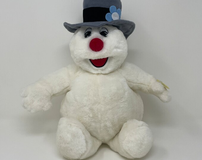 Vintage Y2K Frosty the Snowman 2001 Stuffed Plush Animal White - Etsy
