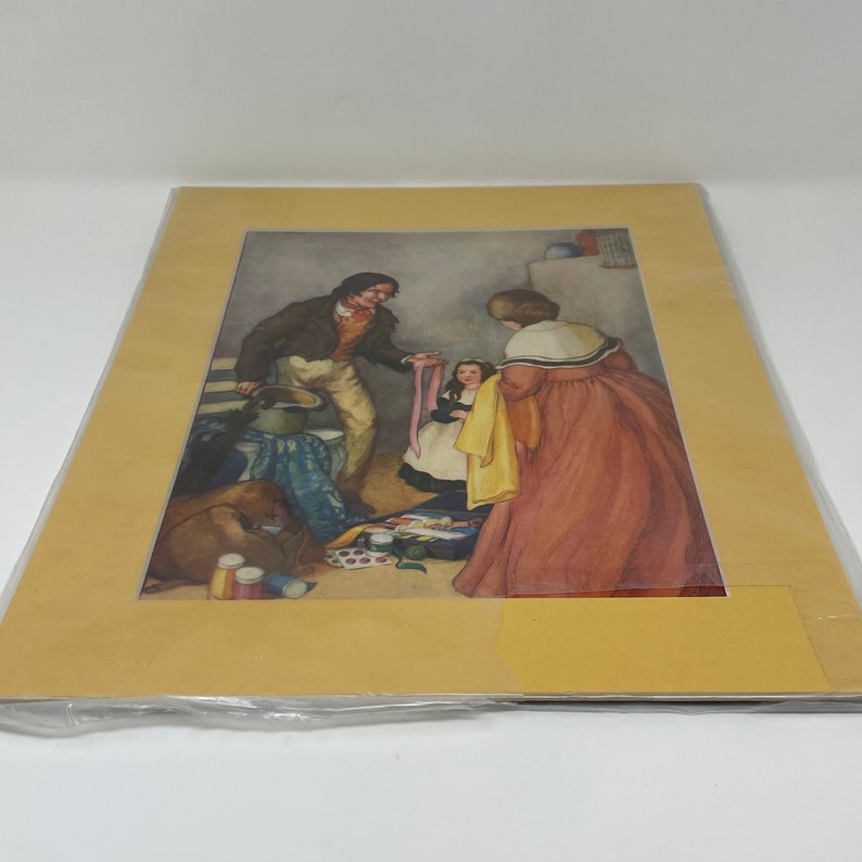 Vintage Illustration Artwork Wall Decor the Peddler - Etsy