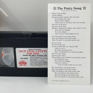 Vintage Once Upon a Potty Time Bundle Set Book VHS Plush Doll - Etsy