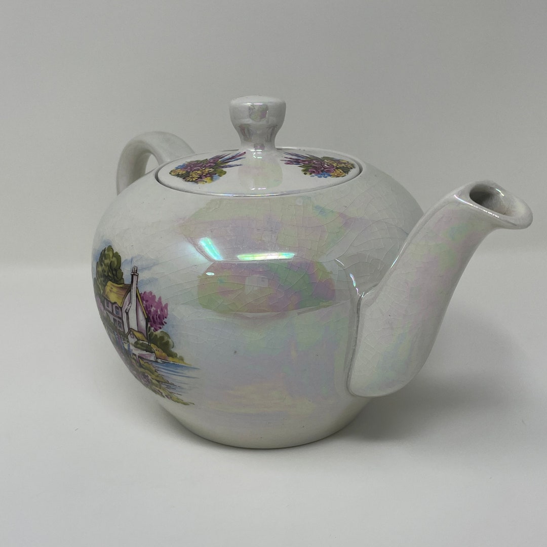 Vintage Teapot With Lids England Staffordshire 1960s Genuine Heatmaster ...