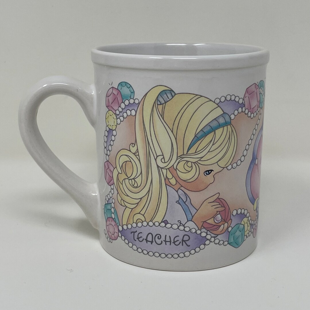 Vintage Enesco 90's Blonde Teacher Poem, Kawaii Precious Moments With ...