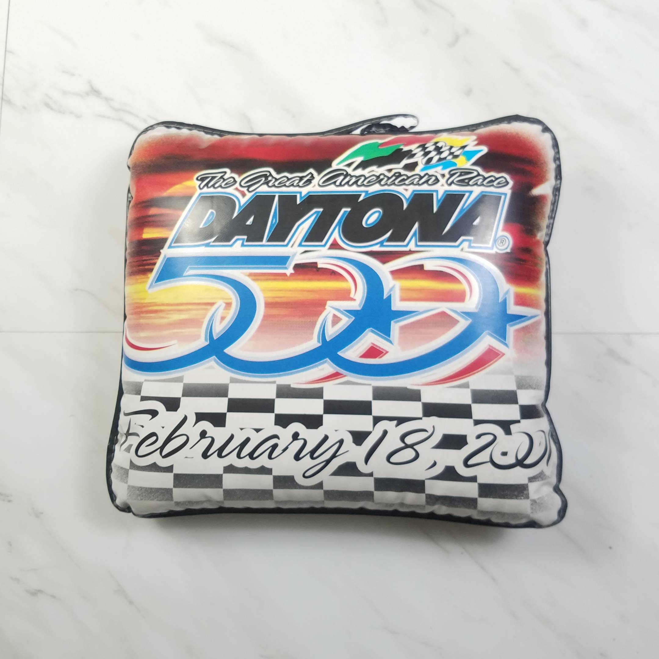 Vintage Daytona 500 Racing Pillow, Stadium Décor Pillow Y2K 2001 - Etsy
