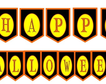 Printable Boo Banner Halloween Instant Download - Etsy