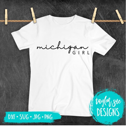 Just a Michigan Cricut and Silhouette Cut File for Crafting - Etsy