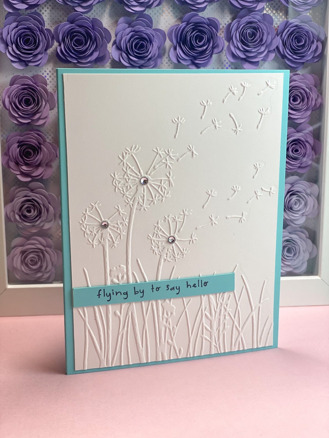 3D Embossed Dandelions Card for All Occasions | Greeting Cards | 3d ...