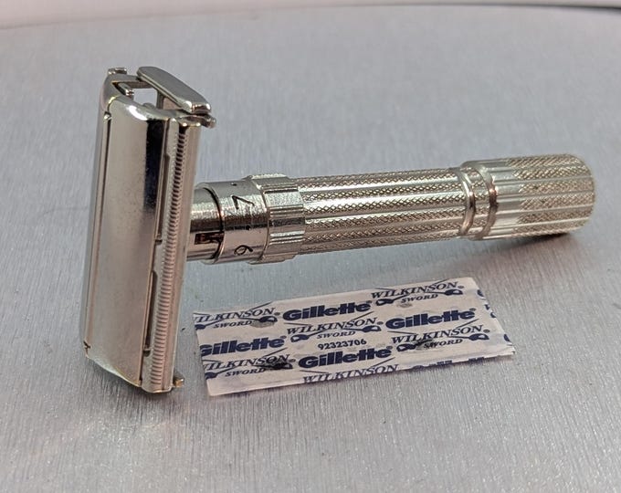 1960 Gillette FATBOY Adjustable Vintage Safety Razor Date Code F4 - Etsy