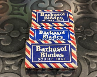 Vintage MINORA 5 Count Double Edge Razor Blades New in Package MINT ...