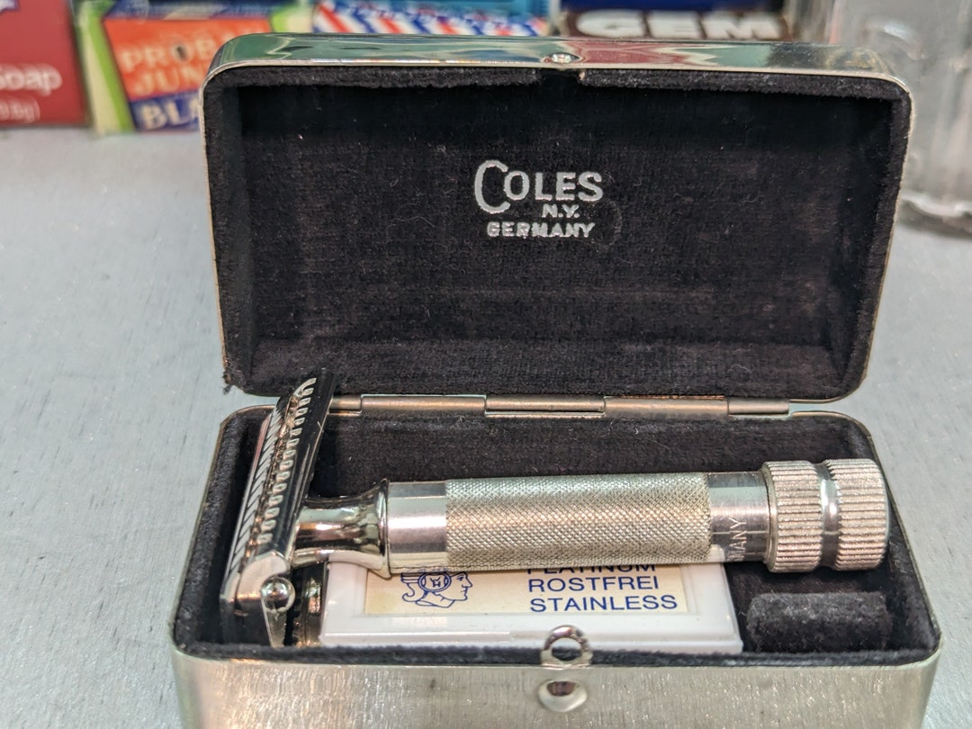 1960s Coles/merkur Slant Vintage Safety Razor in Case - Etsy