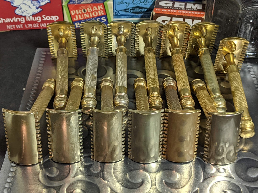 1920s Gillette GOLD Old Type Ball End Vintage Safety Razor - Etsy