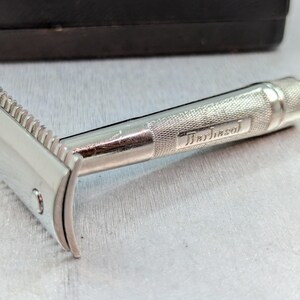 RARE 1930s BARBASOL Open Combo 3 Piece Dual Edge Vintage Safety Razor ...