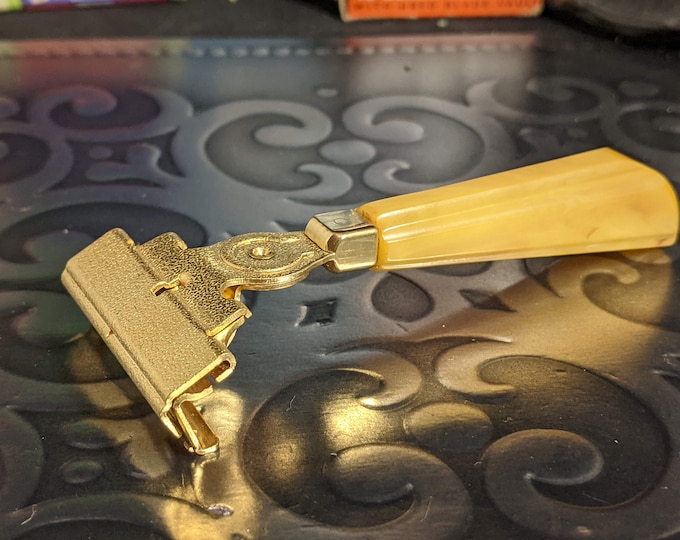 1935-1945 Schick Injector Deluxe Model E2 Left Swing Spring Single Edge ...