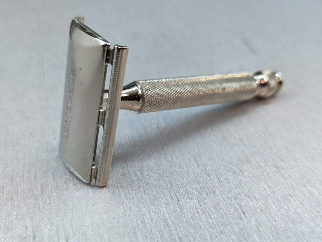 1964 Gillette SILVER Tech Vintage Safety Razor - Date Code J3 - Etsy