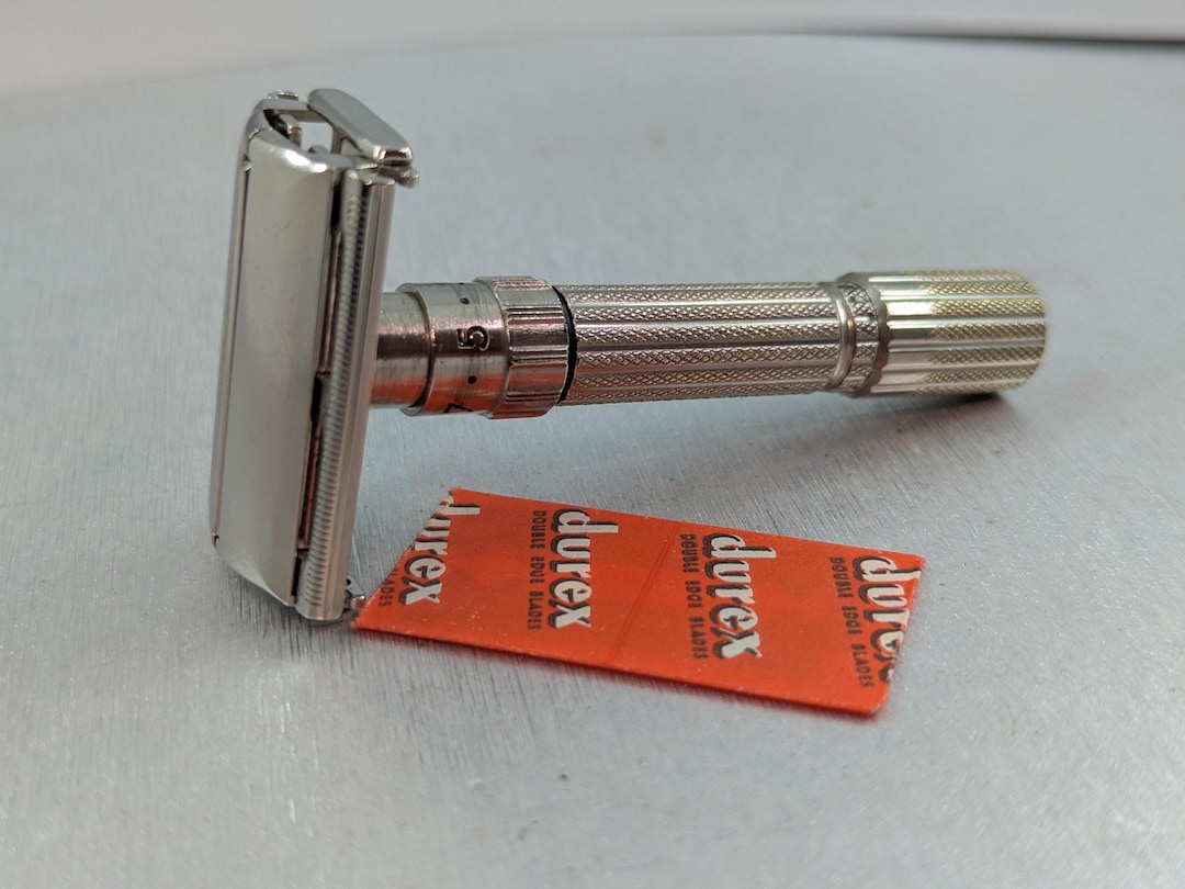 1961 Gillette FATBOY Adjustable Vintage Safety Razor Date Code G3 - Etsy