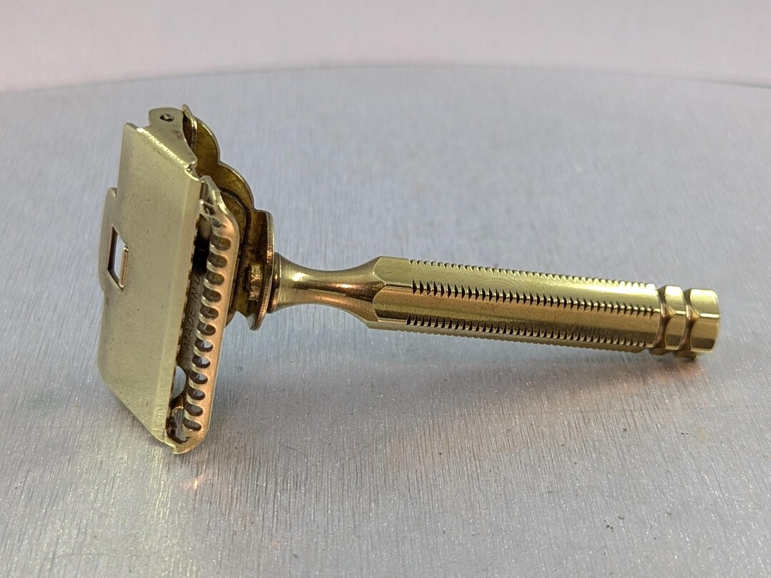 1920s GEM Jr. Model 1912 Gold Vintage Single Edge Safety Razor - Etsy