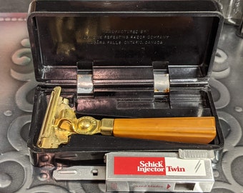 1935-1945 Schick Injector Model E3 Single Edge Safety Razor With ...