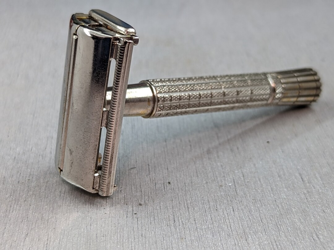 1958 Gillette "regular" Super Speed Vintage Safety Razor Date Code D2 ...