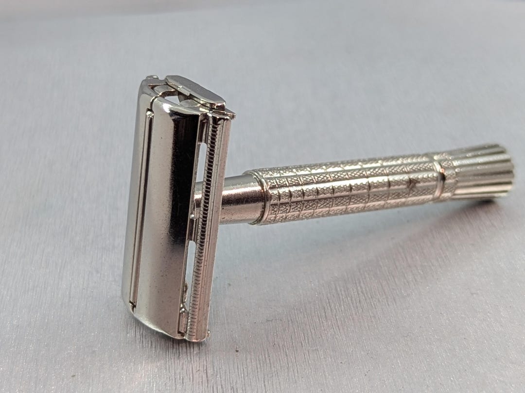 1966 Gillette "regular" Super Speed Vintage Safety Razor Date Code L4 ...