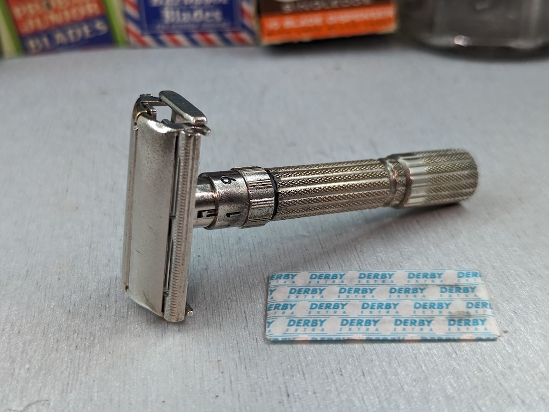 1961 Gillette FATBOY Adjustable Vintage Safety Razor Date Code G3 - Etsy