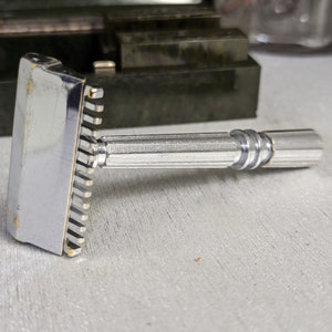 1930s Gem Silver Micromatic Vintage Open Comb TTO Single Edge Safety ...