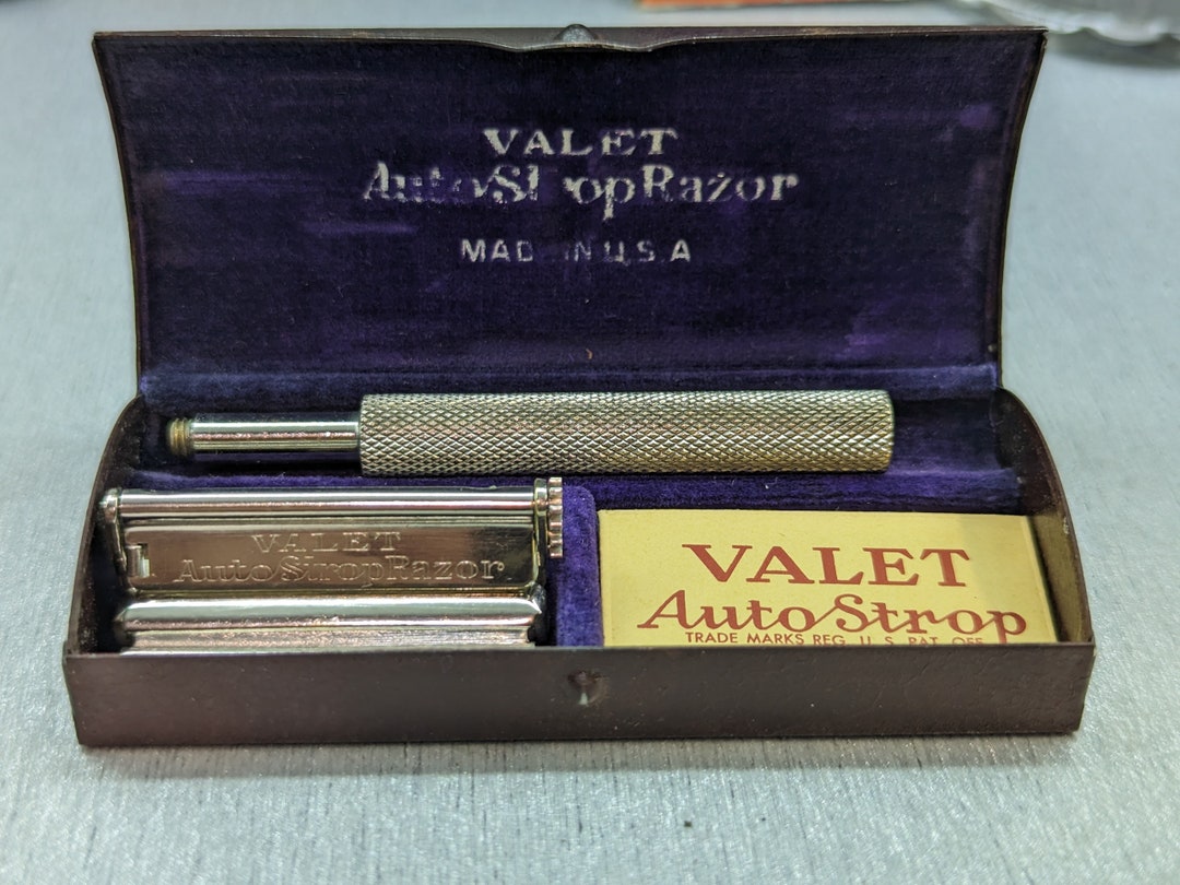 1922-1929 VALET AUTOSTROP VC1 Vintage Single Edge Safety Razor in Case ...