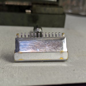 1930s Gem Silver Micromatic Vintage Open Comb TTO Single Edge Safety ...