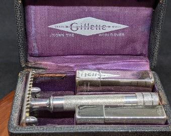 1913 Gillette Silver Old Type Single Ring Vintage Safety Razor | Etsy