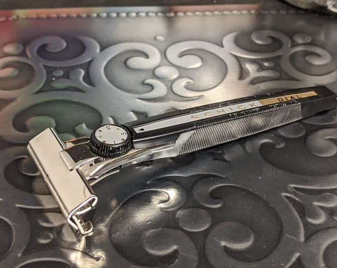 1960s Schick M1 Dial Adjustable Injector Single Edge Vintage Razor - Etsy
