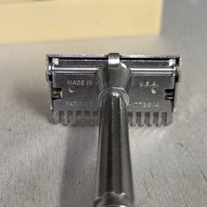 1930s Gem Silver Micromatic Vintage Open Comb TTO Single Edge Safety ...