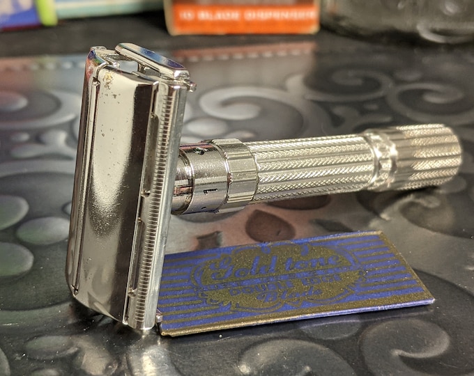 1959 Gillette FATBOY Adjustable Vintage Safety Razor Date Code E4 - Etsy