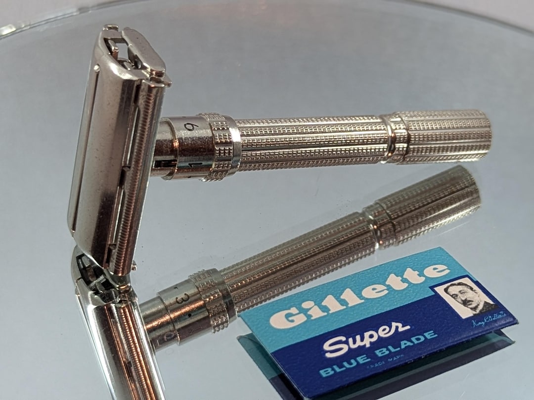 1967 Gillette Slim Adjustable Vintage Safety Razor Date Code M1 - Etsy