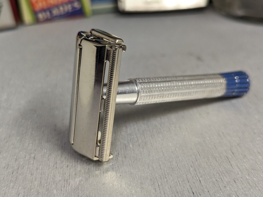 1955 Gillette light BLUE Flare TIP Super Speed - Etsy