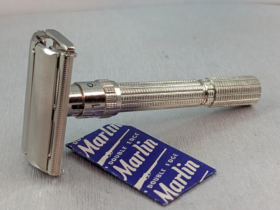1962 Gillette Slim Adjustable Vintage Safety Razor Date Code H4 - Etsy