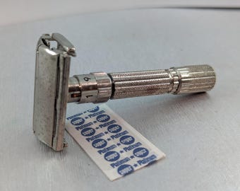 1961 Gillette FATBOY Adjustable Vintage Safety Razor Date Code G1 - Etsy