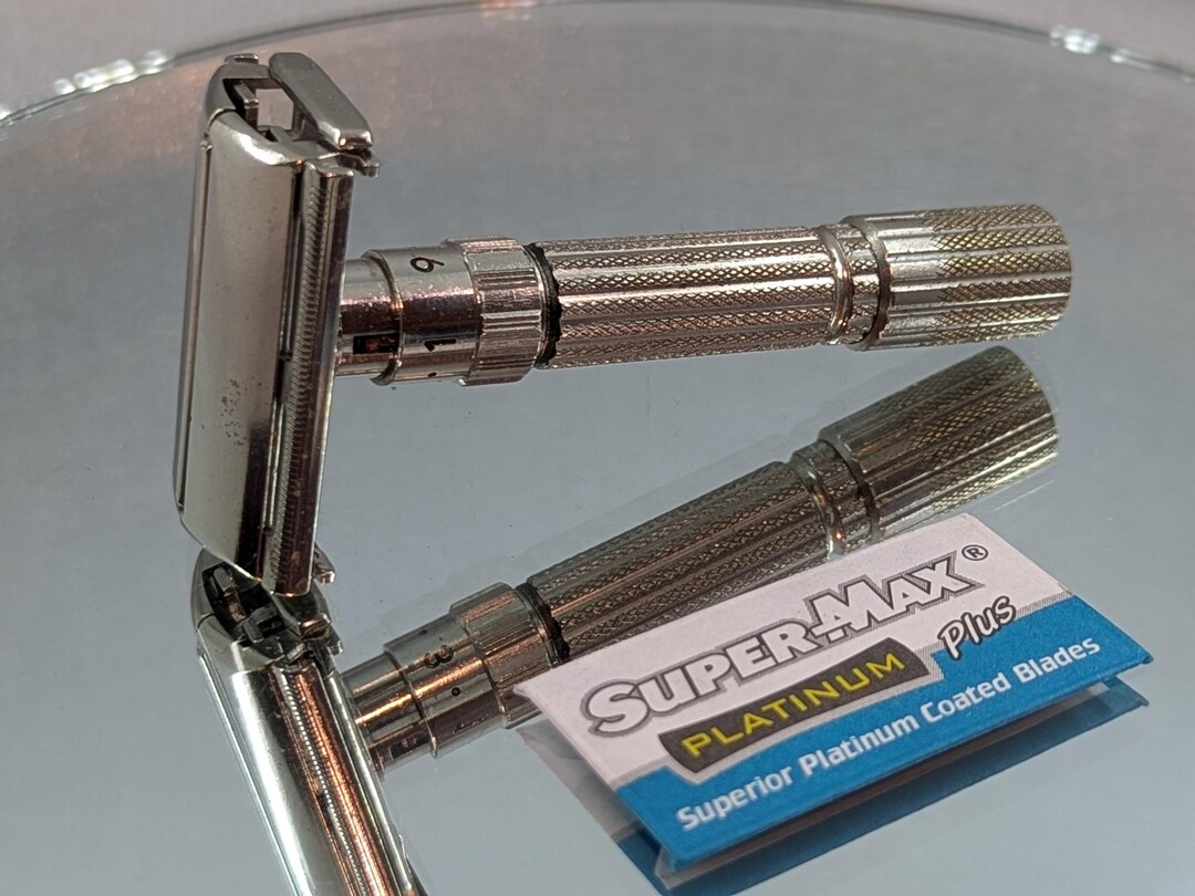 1959 Gillette FATBOY Adjustable Vintage Safety Razor Date Code E1 - Etsy
