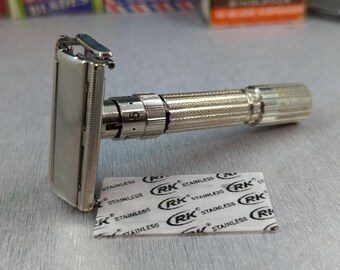 1959 Gillette FATBOY Adjustable Vintage Safety Razor Date Code E2 - Etsy