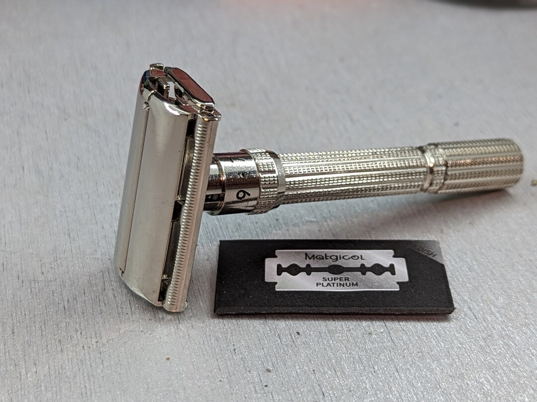 1963 Gillette Slim Adjustable Vintage Safety Razor Date Code I3 - Etsy