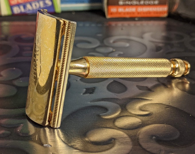 1940s Gillette GOLD Tech Vintage Safety Razor No Date Code - Etsy