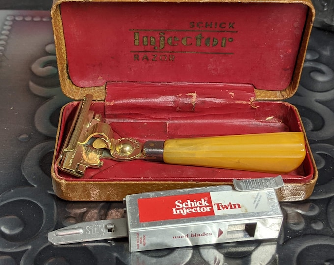 1935-1945 Schick Injector Model E3 Single Edge Safety Razor With ...