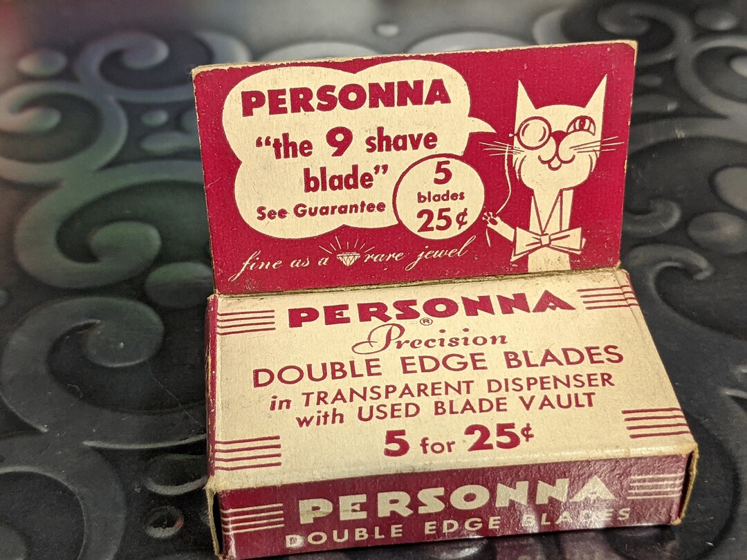 PERSONNA ZIPAK Double Edge Transparent Razor Blade Dispenser Bank in ...