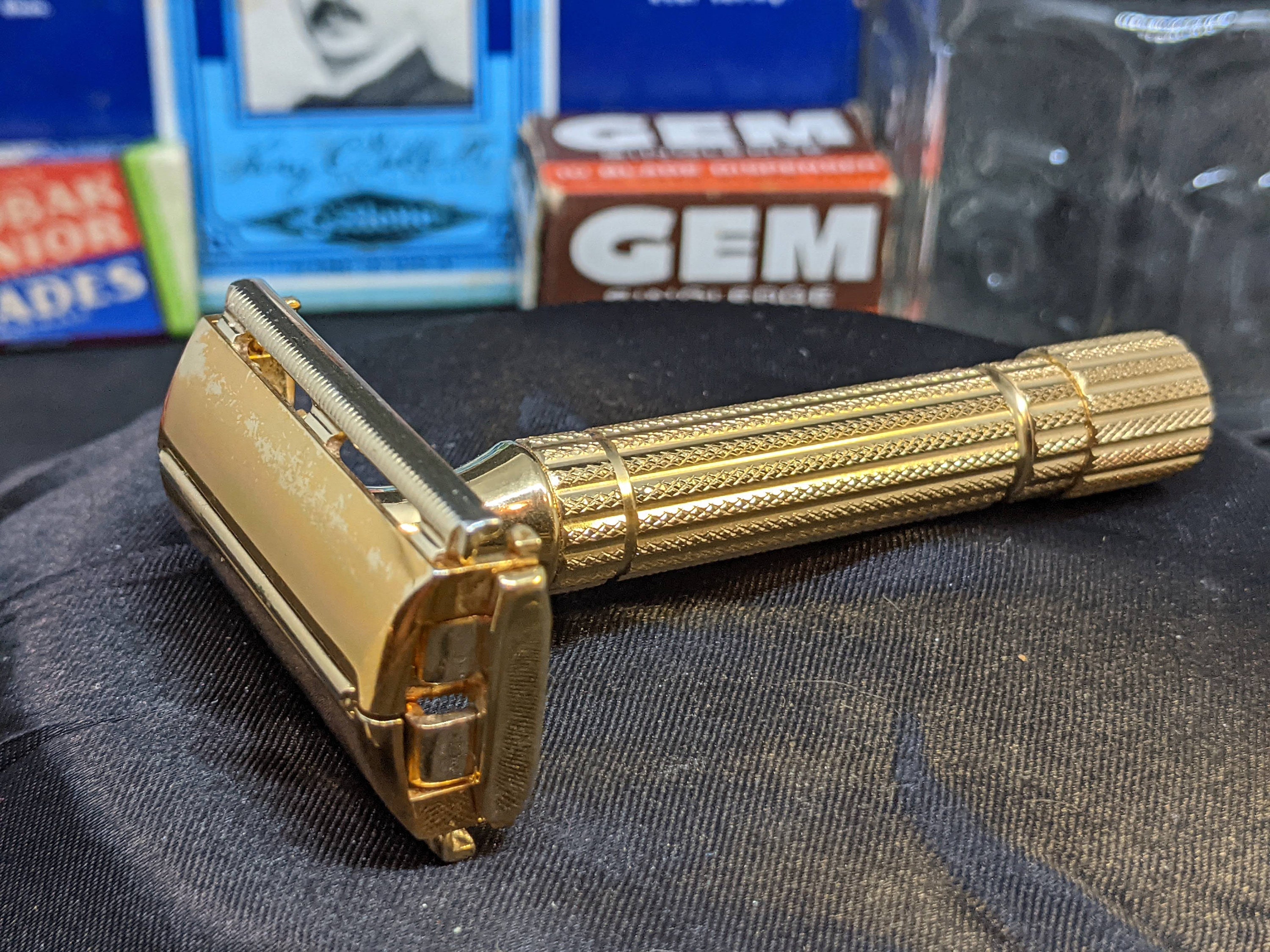 1956 Gillette Gold Diplomat TTO Vintage Safety Razor Set in | Etsy
